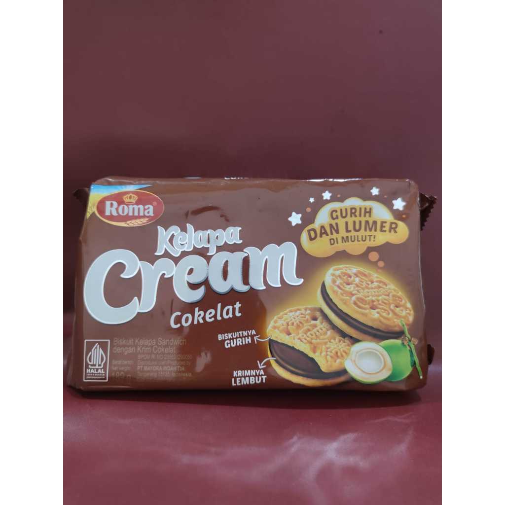 Jual Roma Kelapa Cream Coklat 189G - Biskuit Kue Roting Roma Kelapa ...