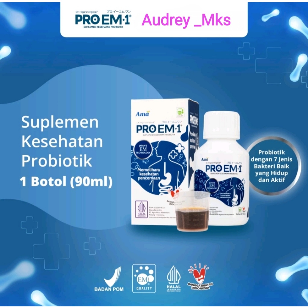 Jual PRO EM1 Probiotik (90ml) Halal BPOM | Shopee Indonesia