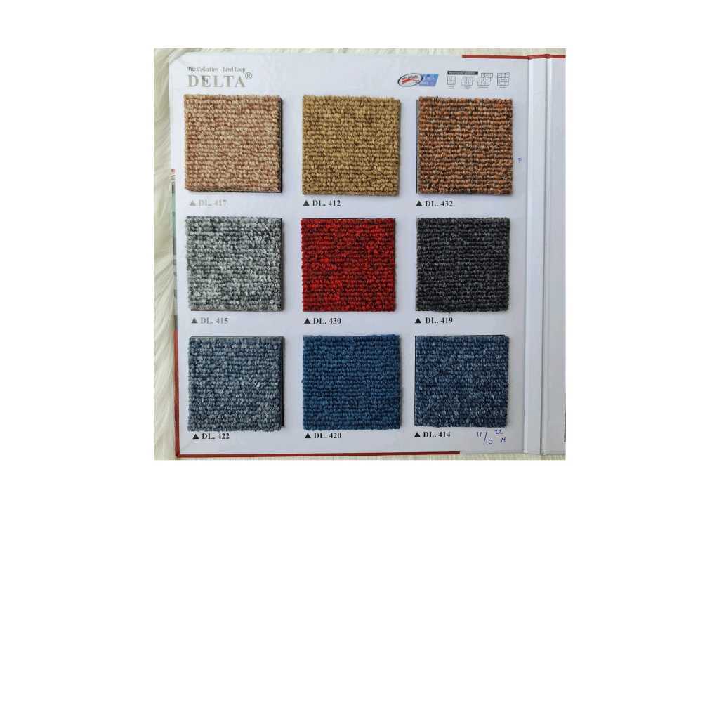 Jual Karpet tile delta motif polos | Shopee Indonesia