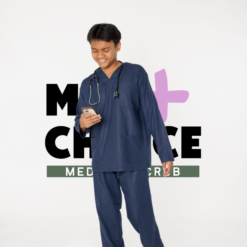 Jual Medchoice Doctor Scrub Essential Collection Lengan Panjang /Dokter ...