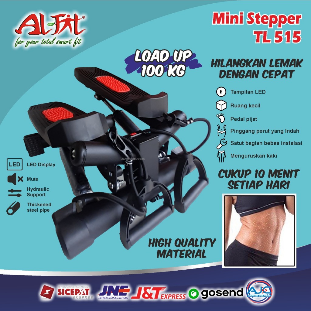 Jual Stepper TOTAL 2 in 1 Fitness Naik Tangga Gym Home Original Mini ...