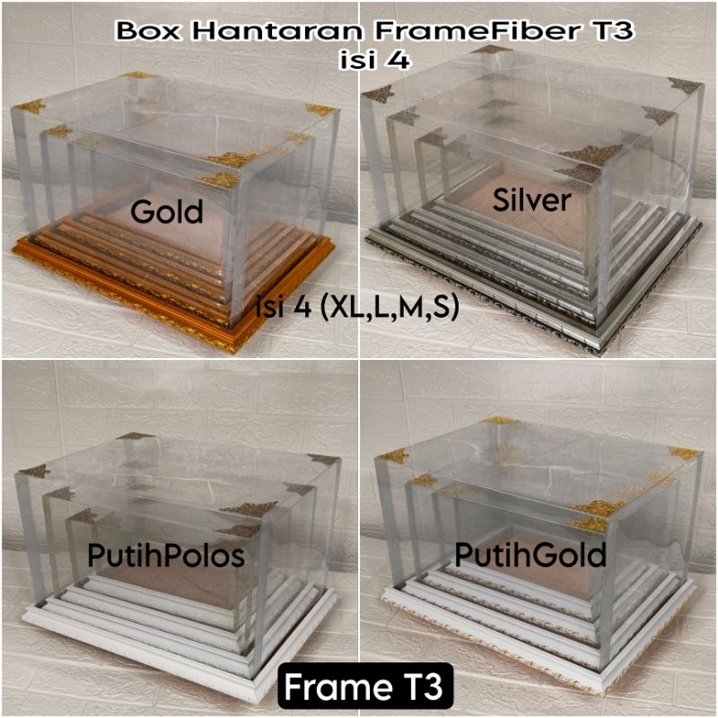 Jual Kotak Seserahan FrameFiber isi 4 (FRAME T3) | Shopee Indonesia