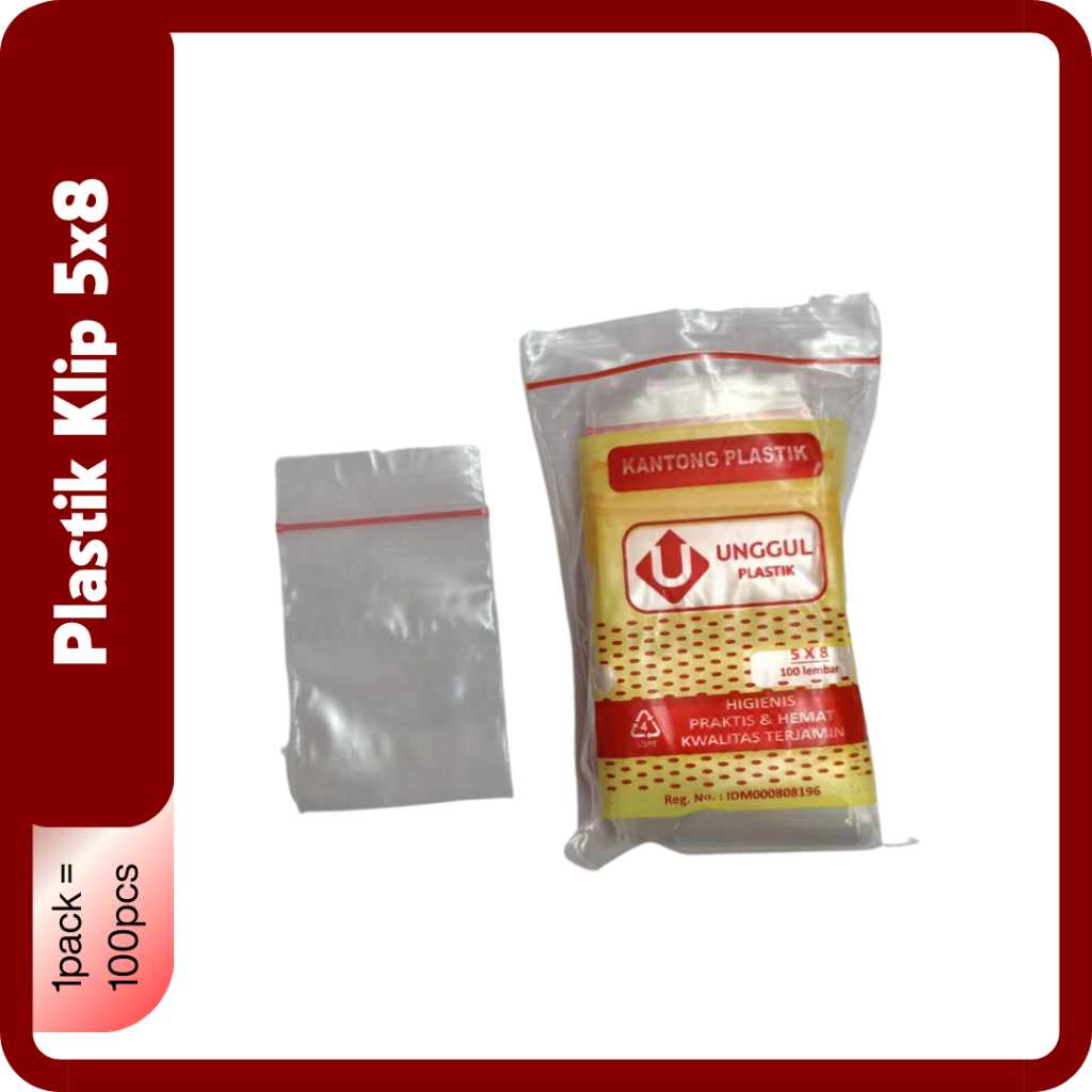 Jual Plastik Klip Ziplock 4x6 Plastik Klip 5x8 Plastik Klip 6x10