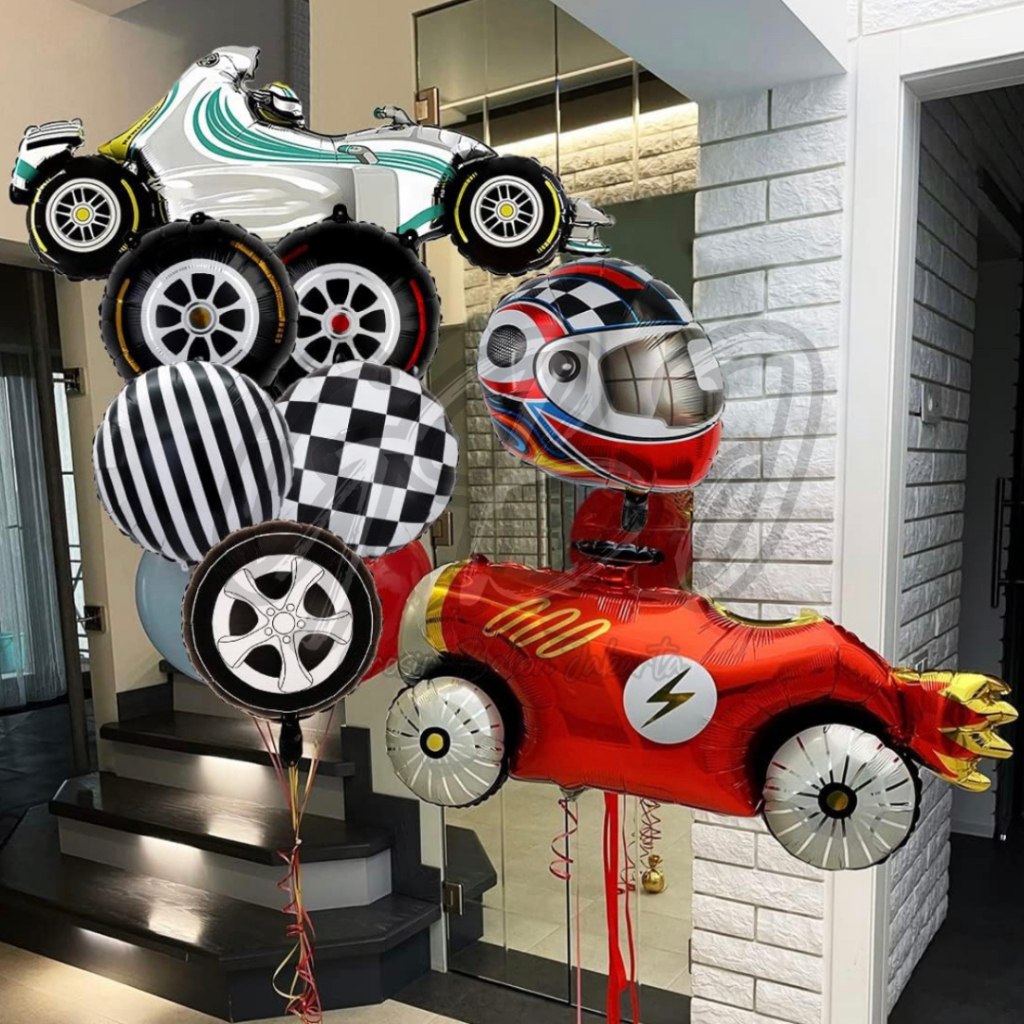 Jual Balon Foil JUMBO Racing Offroad / Mobil Balap / Balon BULAT Ban ...