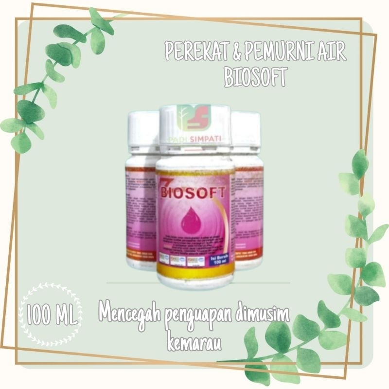 Jual Biosoft 100 Ml Perekat Dan Pemurni Air / Biosof Perekat Tanaman ...