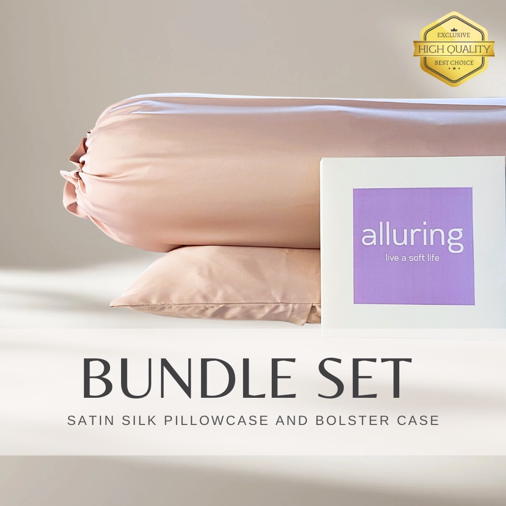Jual ALLURING Bundle set sarung bantal dan guling Original Alluring PREMIUM | Original High ...