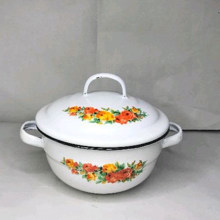 Jual panci enamel ukuran 16 | curry dish india | panci india | Shopee ...