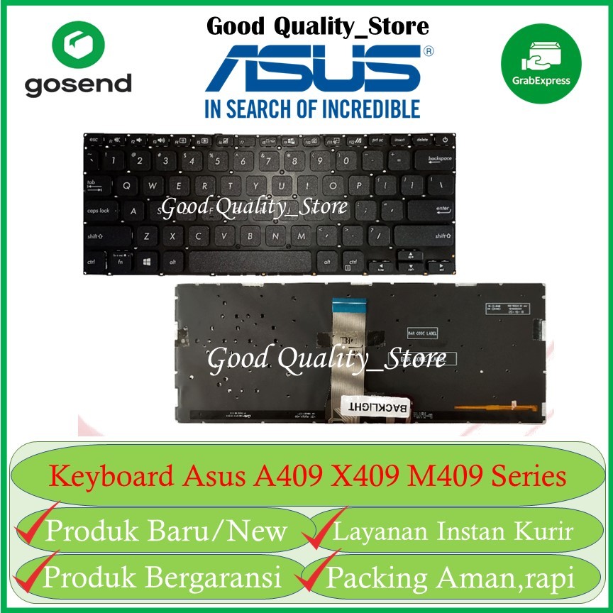 Jual Keyboard Asus A409 A409MA A409UA A409FA A409JA X409 M409 A416 Backlight | Shopee Indonesia