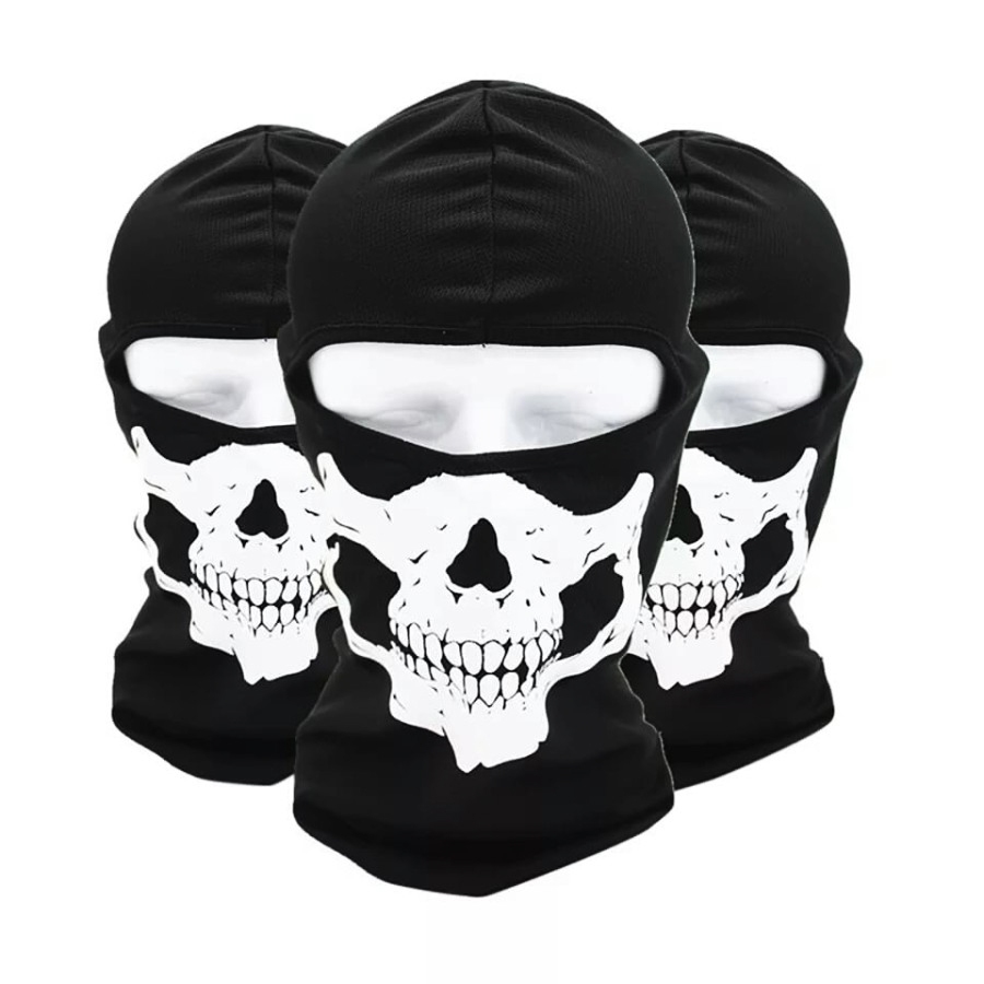 Jual Masker Ninja Full Face / Baff Penutup Wajah Pria Motif Tengkorak ...