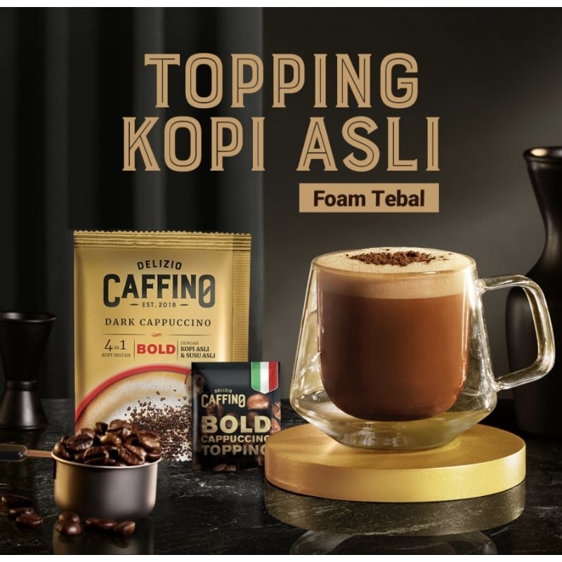 Jual Caffino 4in1 Kopi Instan Dark Cappuccino BOLD Renteng 25 g ...