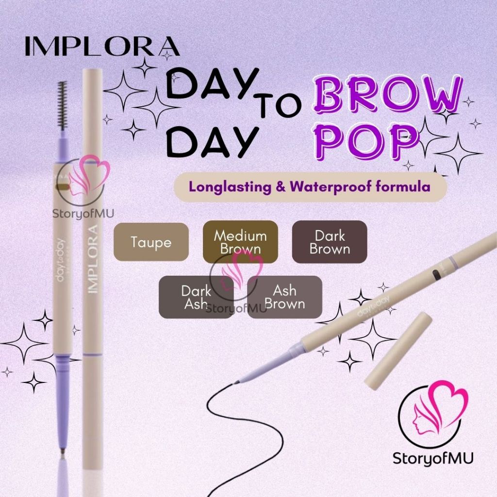 Jual IMPLORA Day To Day Brow Pop 0.08gr - Eyebrow | Pensil Alis ...