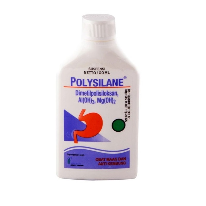 Jual Polysilane Syrup 100 ml Obat Maag dan Anti Kembung | Shopee Indonesia