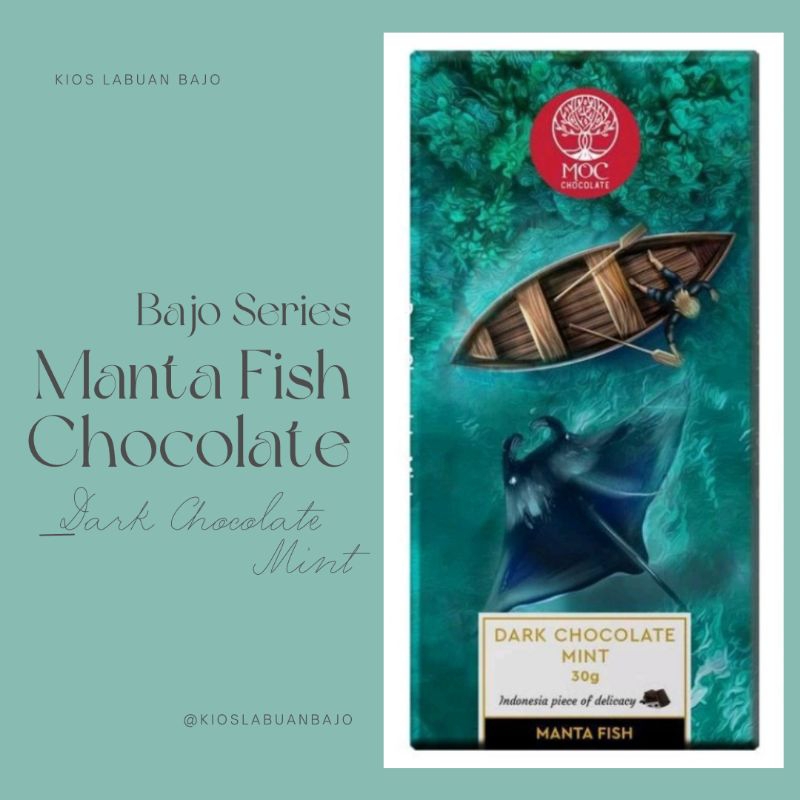 Jual MOC Chocolate Bajo Series Manta Fish 30gr Khas Labuan Bajo ...