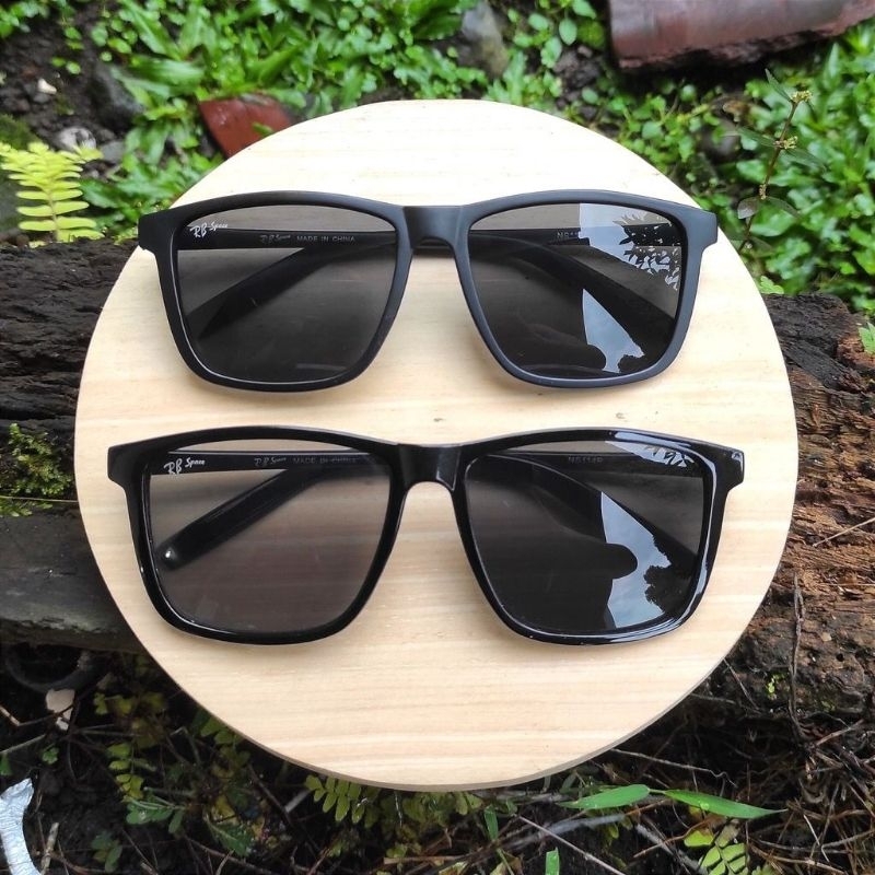 Jual KACAMATA WARNA CASUAL KACAMATA PRIA HITAM NS114PRV KACAMATA RB ...