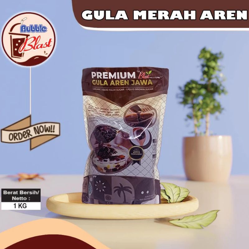 Jual Gula Aren Merah Jawa Premium Cair 1kg Pouch Asli Murni | Shopee ...