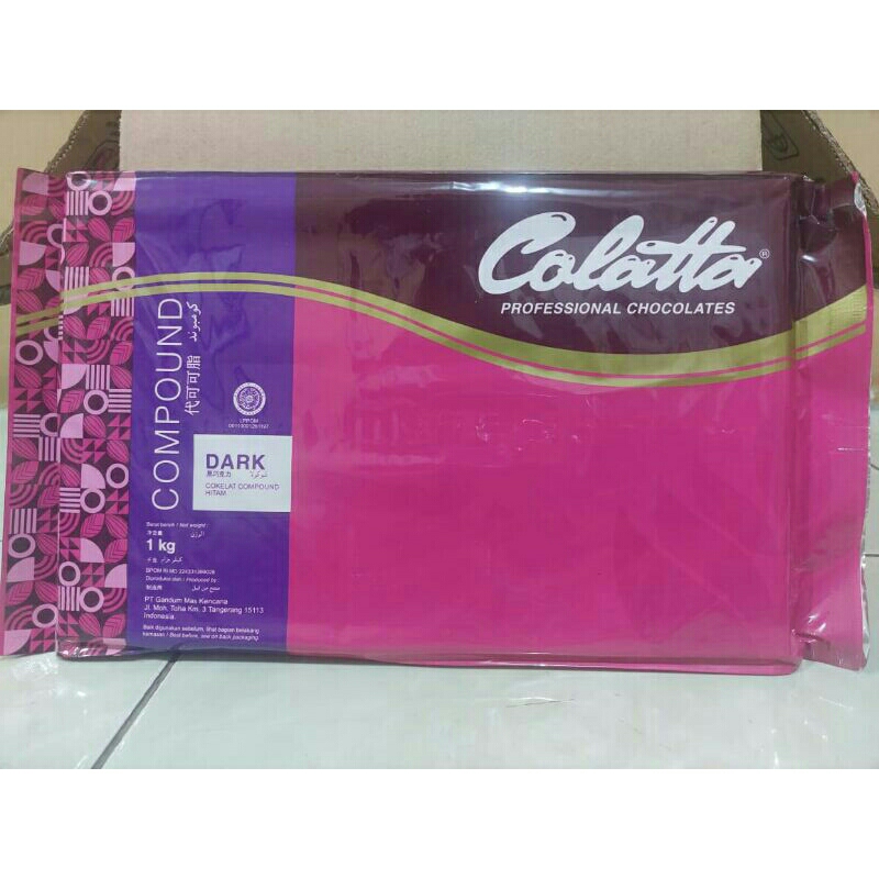 Jual Coklat Batang Colatta/Colatta/Compound Dark Chocolates/Profesional ...