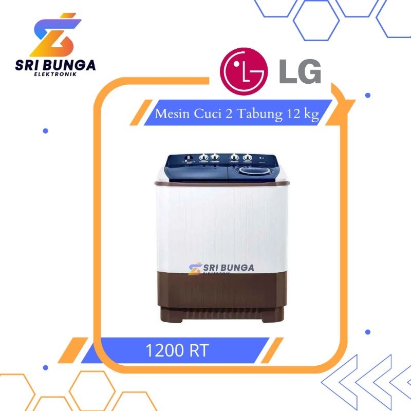 Jual Mesin Cuci 2 Tabung LG P1200RT 12kg | Shopee Indonesia