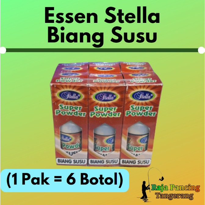 Jual Essen Stella Powder Biang Susu GROSIR (1pak=6botol) | Shopee Indonesia