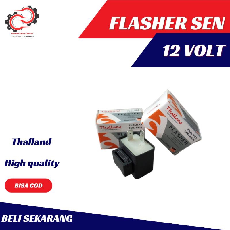 Jual FLASHER PLASER SEN 12V THALLAND. | Shopee Indonesia