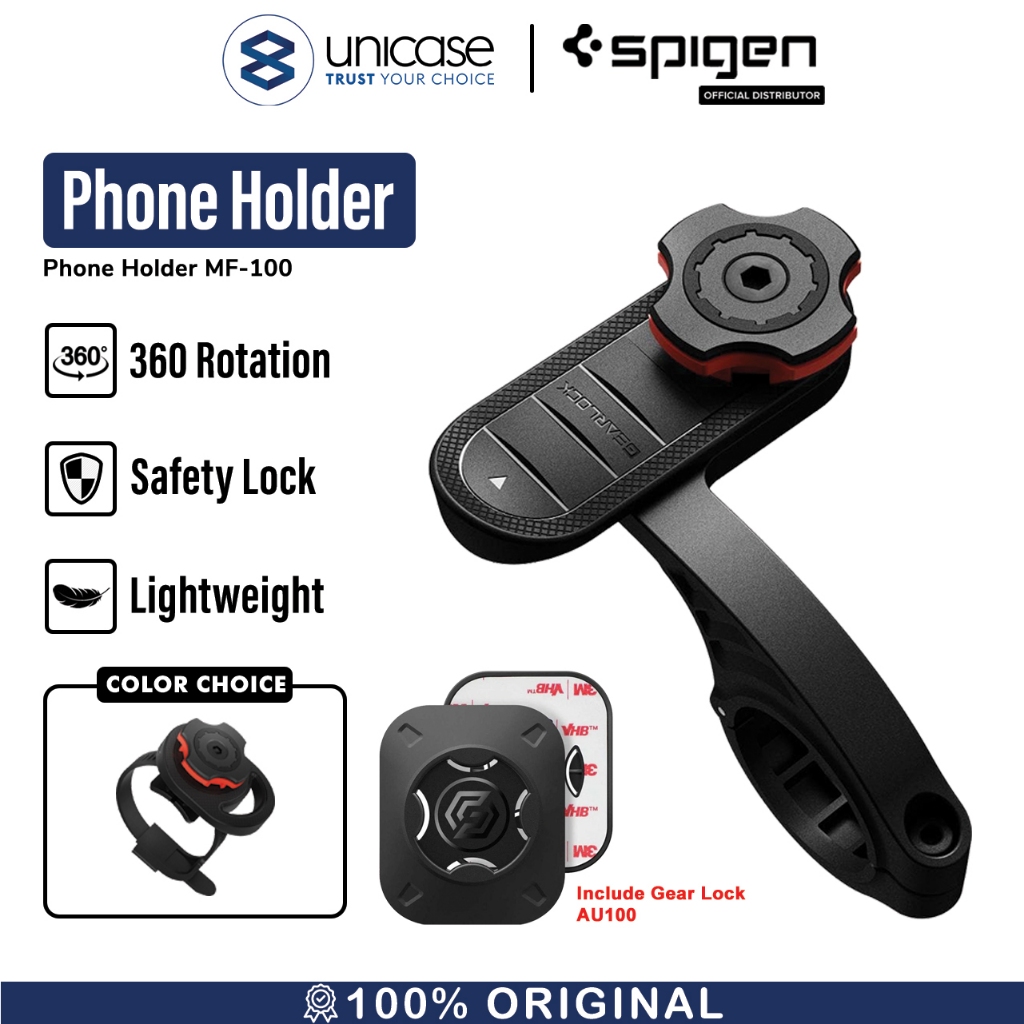 Jual Phone Holder Sepeda Spigen Gearlock MF100 / MS100 Holder Sepeda ...