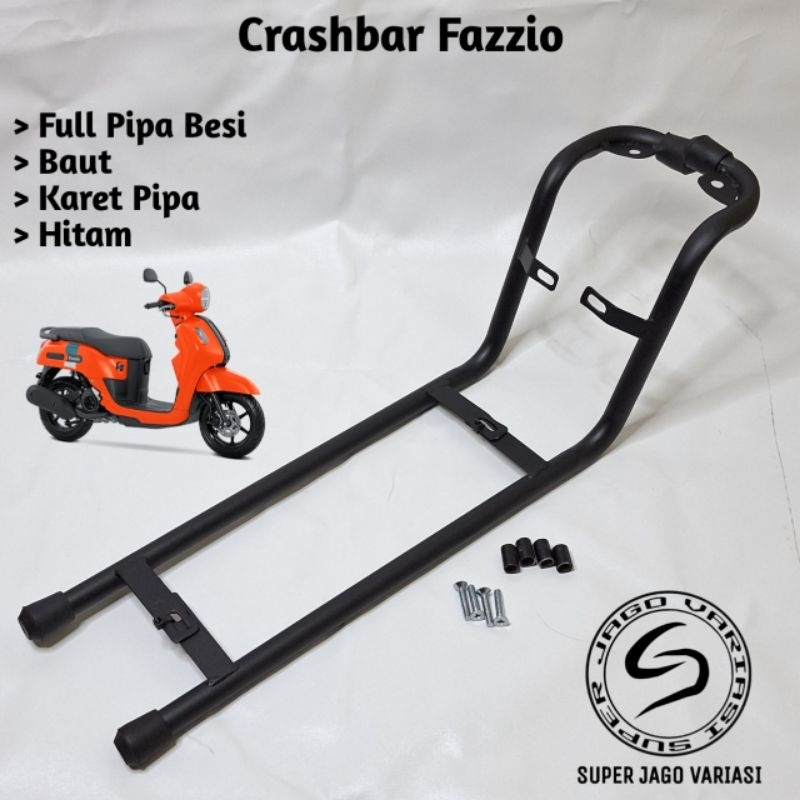 Jual Crashbar Tubular Yamaha Fazzio | Pelindung Body Fazzio Plus ...
