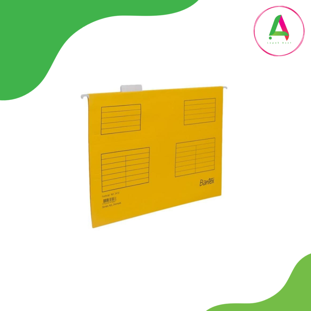 Jual Bantex Map Gantung F4 3470 Yellow / Suspension File Hang Map Folio ...