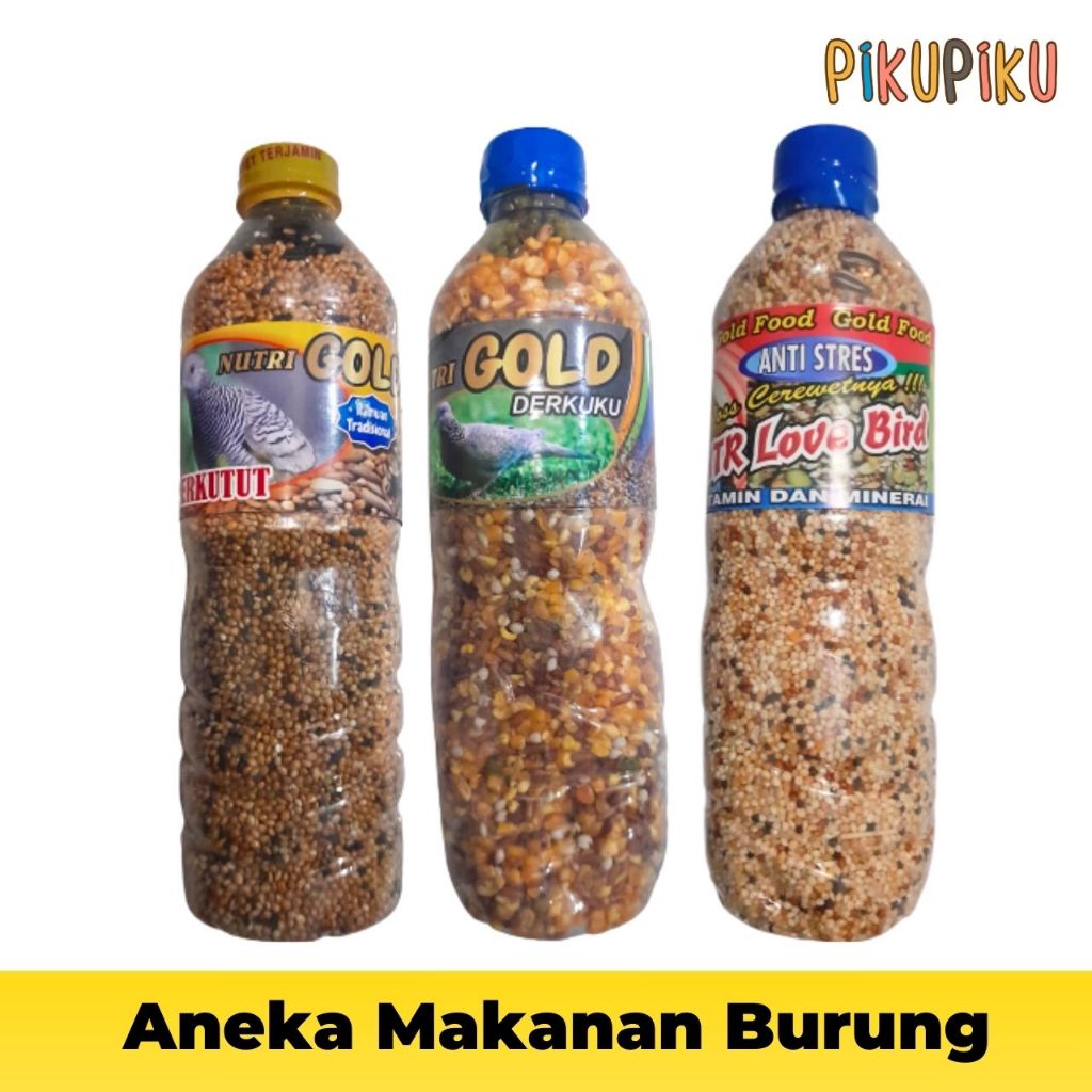 Jual Makanan Burung Kemasan Botol | Makanan Burung Perkutut, Derkuku ...