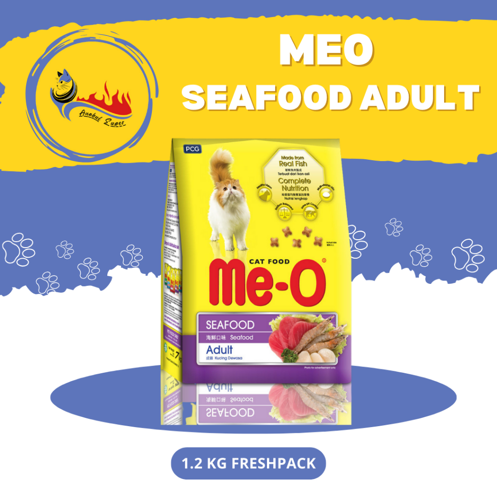Jual Meo Seafood Adult 1,2 Kg FreshPack | Shopee Indonesia