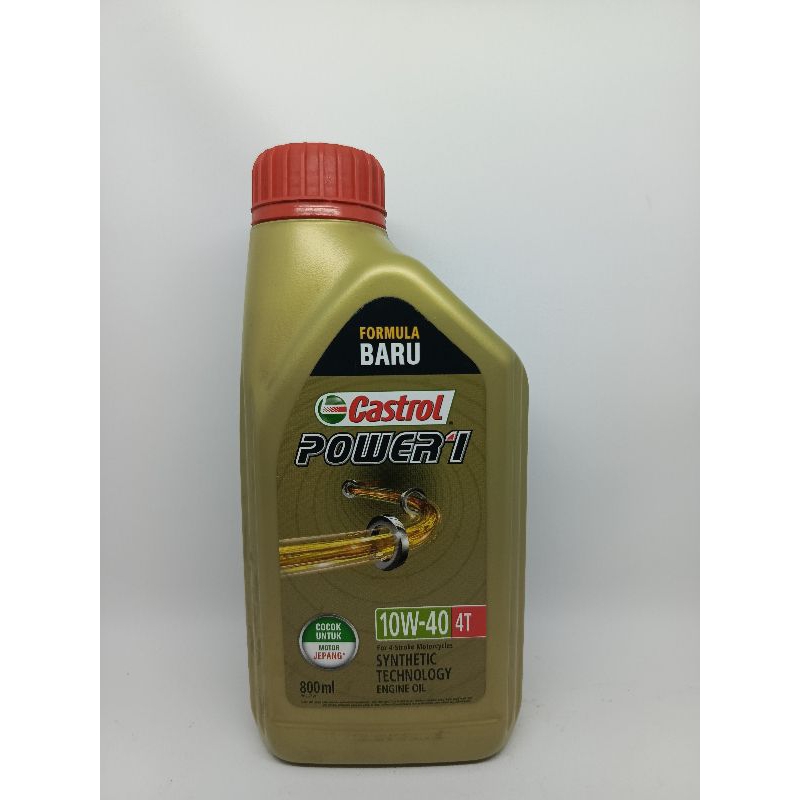Jual CASTROL POWER 1 4T 10W-40 GOLD 800ML | Shopee Indonesia