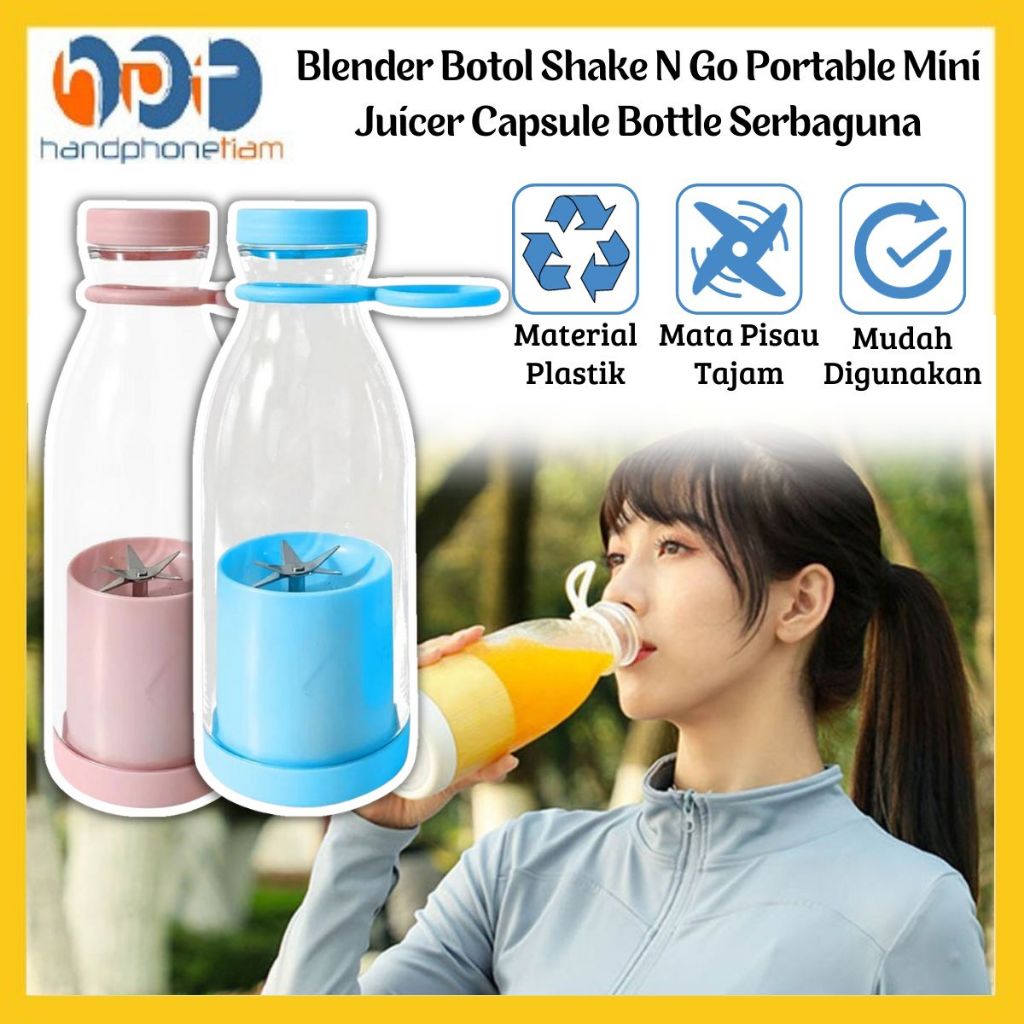 Jual Blender Botol Shake N Go Mini Portable Juicer capsule bottle/Alat ...