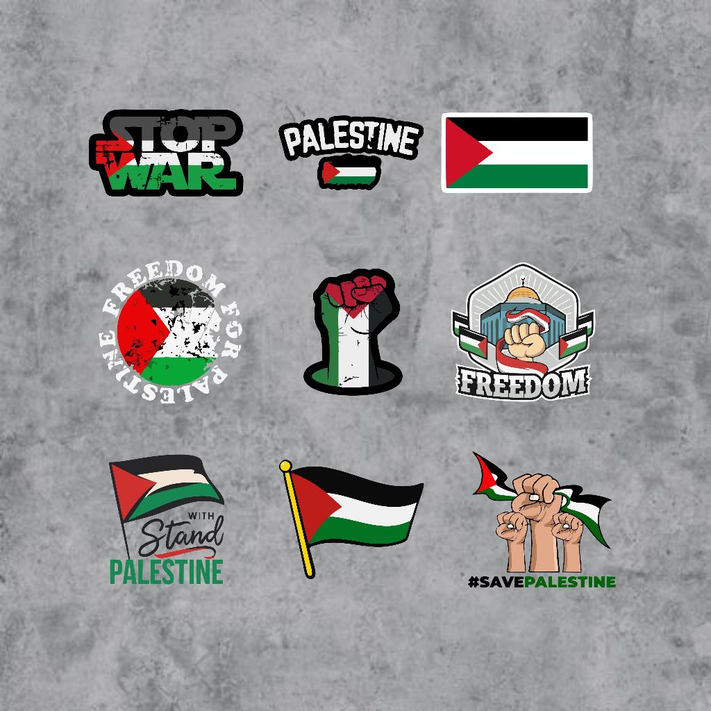 Jual STIKER SABLON SETRIKA TEMA PALESTINE | Shopee Indonesia