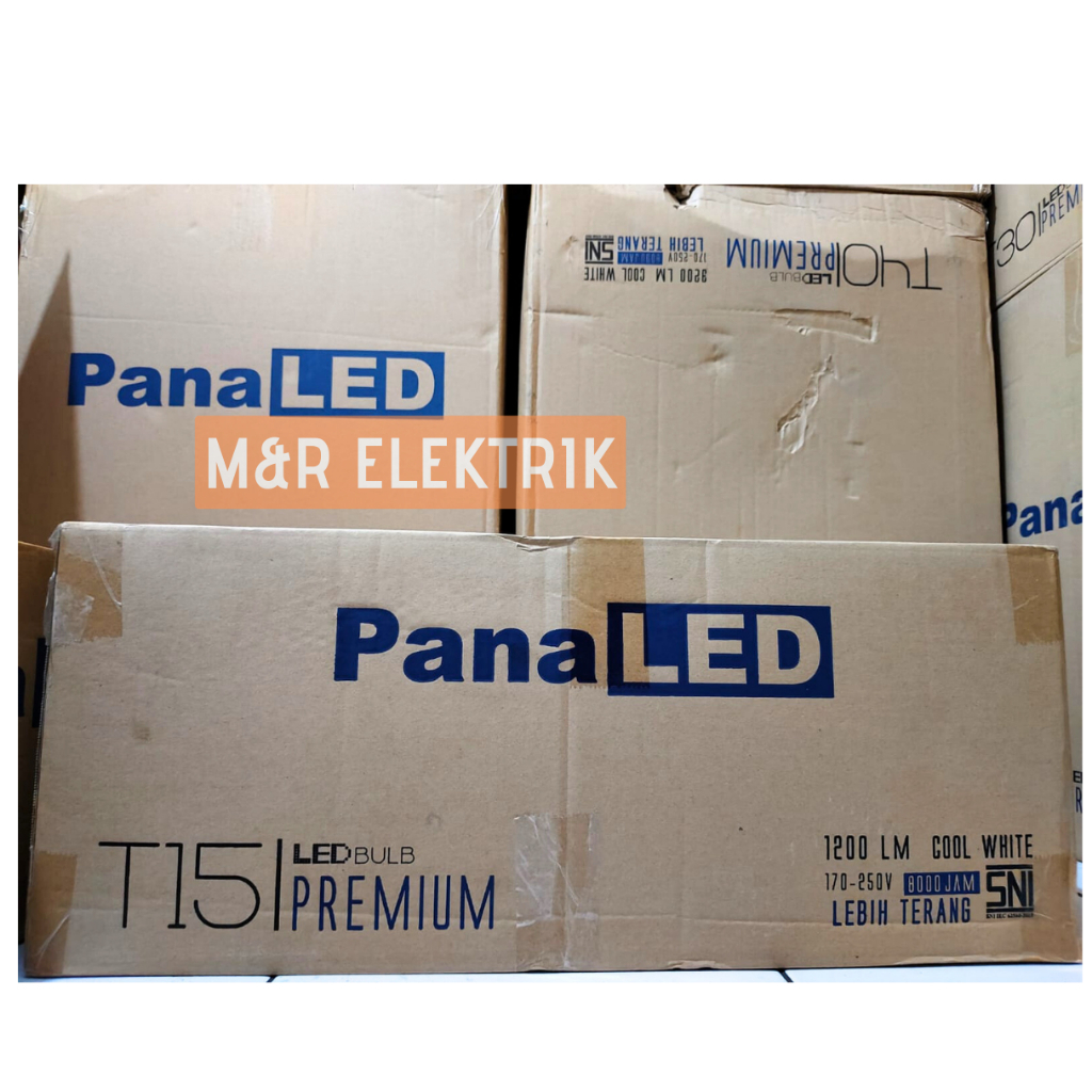 Jual PANALED PREMIUM 15 Watt 1 DUS / 1 KARTON ISI 100 Lampu LED Capsule 15W Bohlam E27 | Shopee ...
