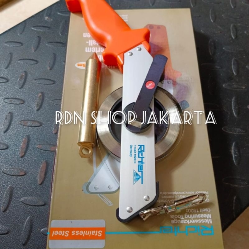 Jual Meteran minyak 30 meter Richter oil sounding tape 30 meter ...