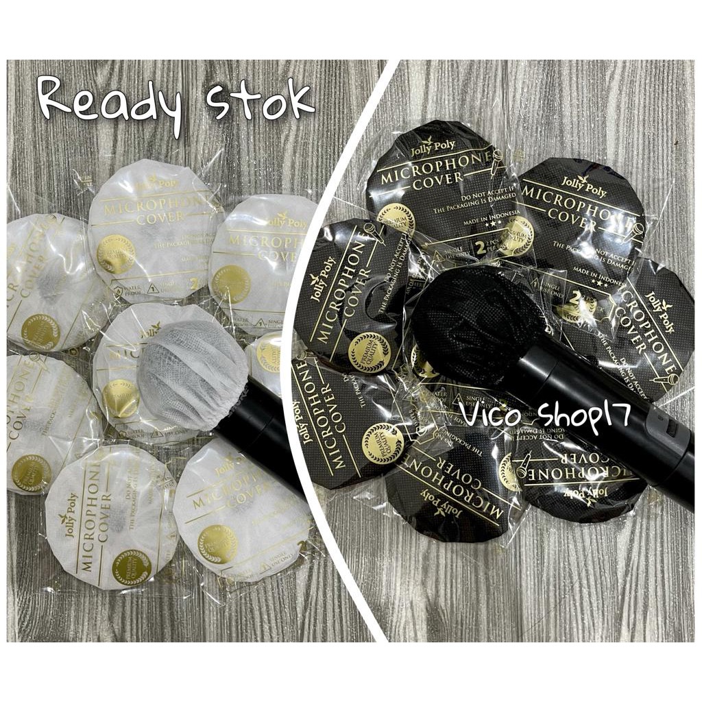 Jual Jolly Poly Cover Mic 500pcs sarung mic kain mic tissue mic ...