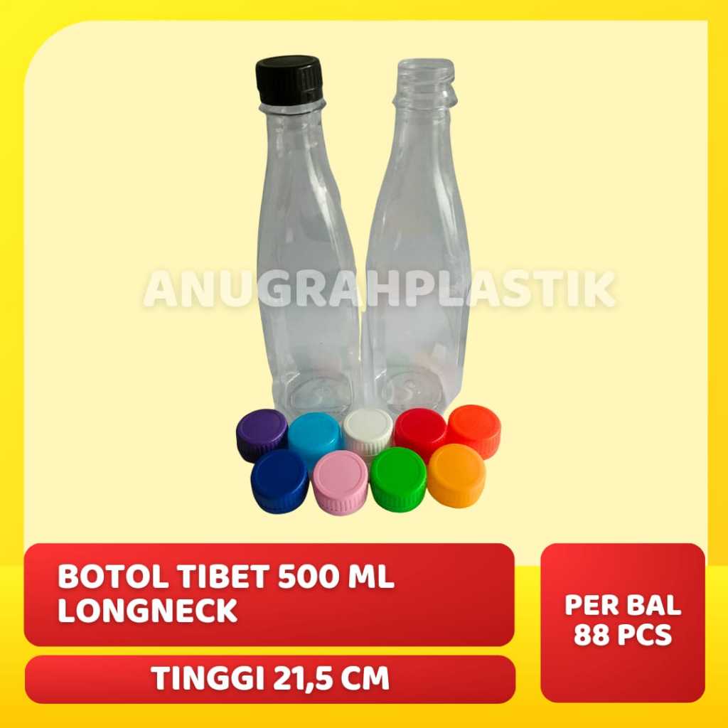 Jual Botol plastik 500 ml Botol Tibet ( eceran ) per 10 pcs (MOHON ...