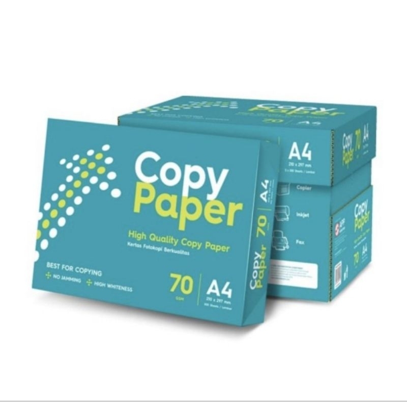 Jual kertas a4 1 rim 70 gram copy paper one 500 lembar | Shopee Indonesia
