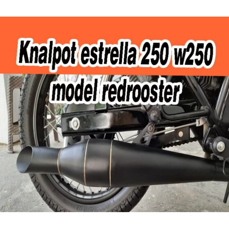 Jual Slincer knalpot custom model redrooster w250-w175-japstyle-Benelli ...