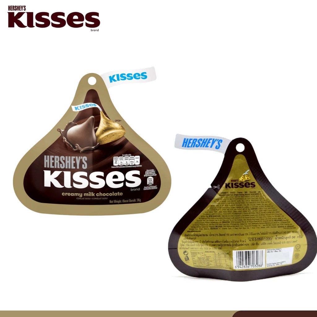 Jual Hersheys Kisses Chocolate 36/146g | Shopee Indonesia