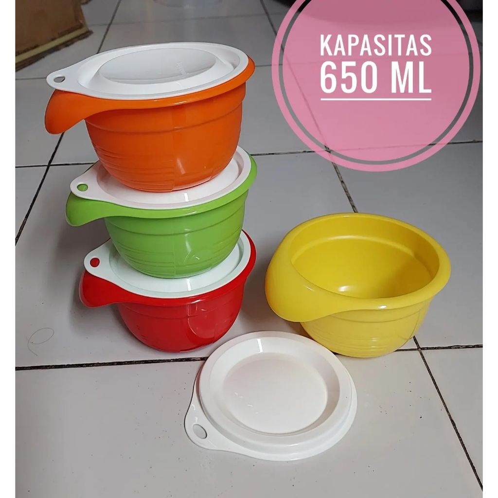 Jual Versa Bowl Tupperware 650 ml (harga satuan) | Shopee Indonesia
