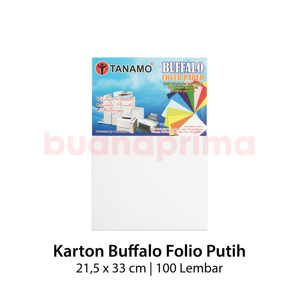 Jual Karton Buffalo Folio Kertas Jeruk F4 Warna Kuning PU Merah Tua ...