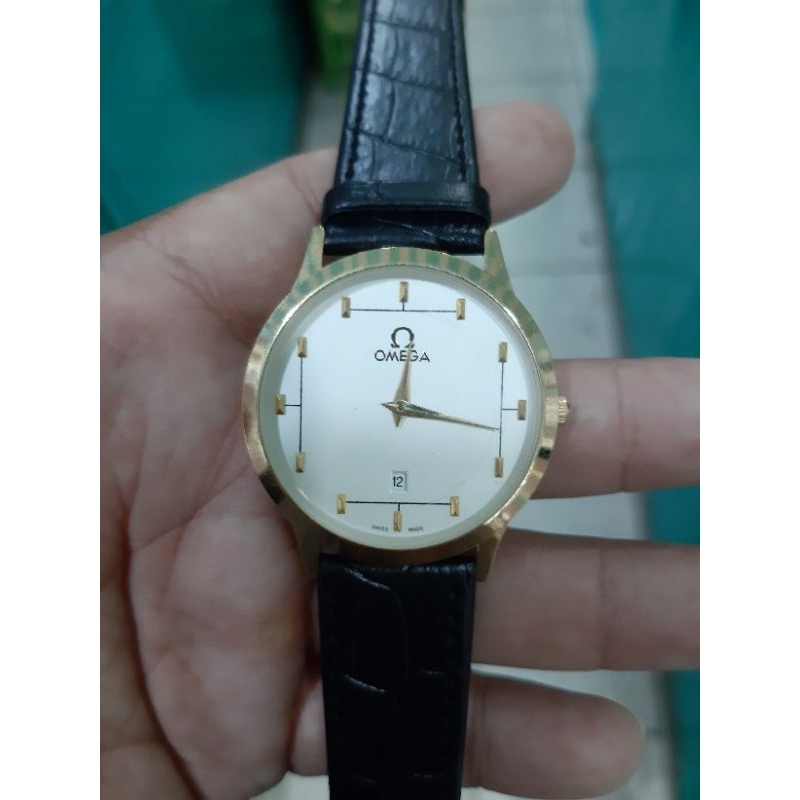 Jual jam tangan klasik omegaa quartz vintage anti karat | Shopee Indonesia