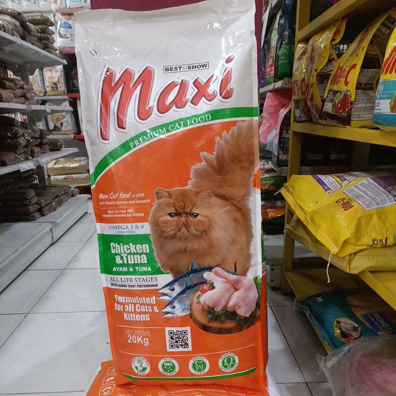 Jual Makanan Kucing Maxi Cat 20kg / Cat Food Maxi Cat | Shopee Indonesia