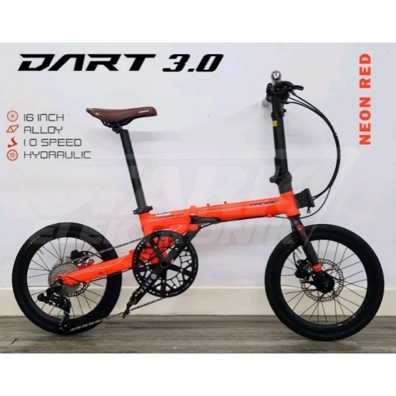 Jual PACIFIC DART 3.0 16inch sepeda lipat folding bike | Shopee Indonesia