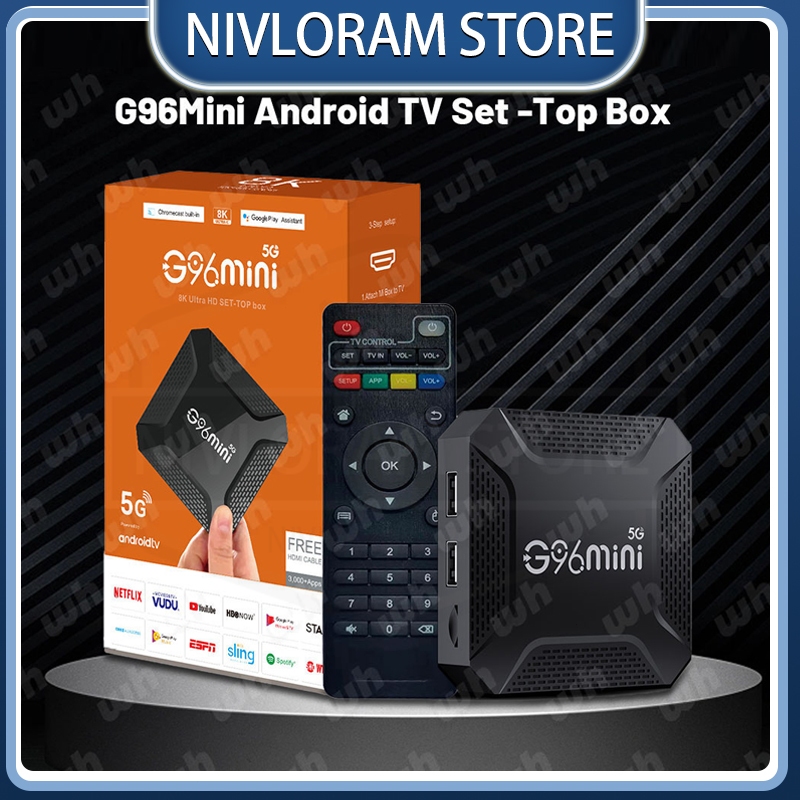 Jual Android TV Box G96mini Wifi Dual Band Bluetooth 8K Smart TV Set ...