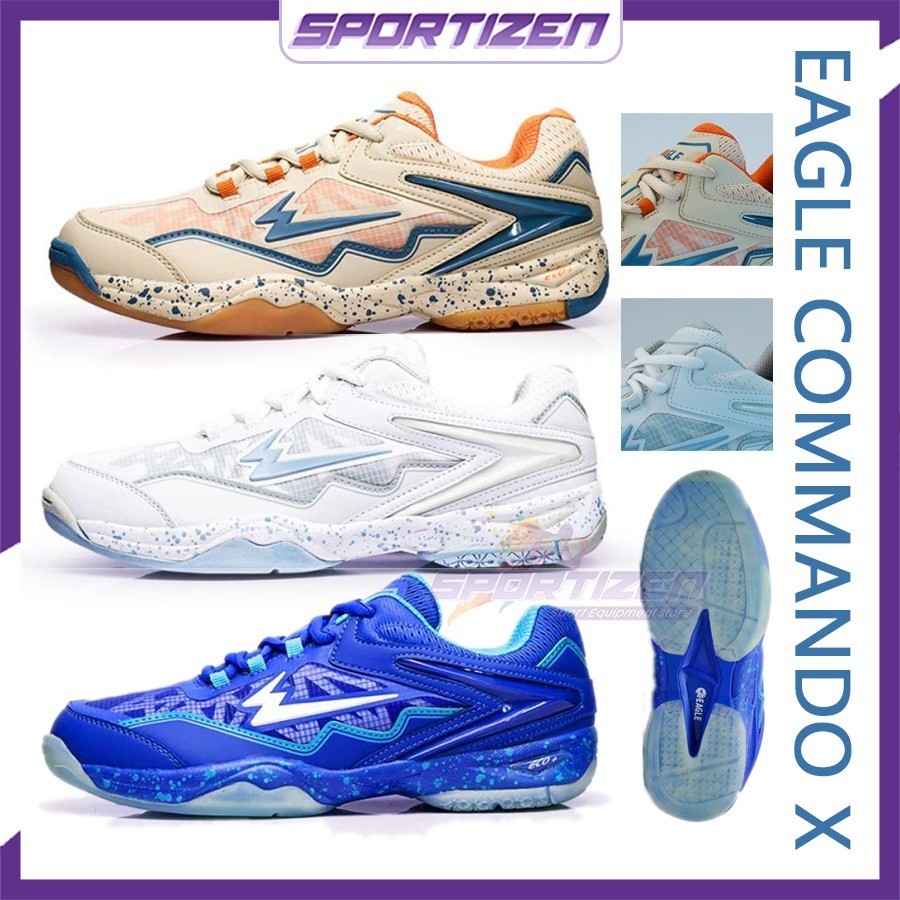 Jual Sepatu Badminton EAGLE COMMANDO X Original | Shopee Indonesia