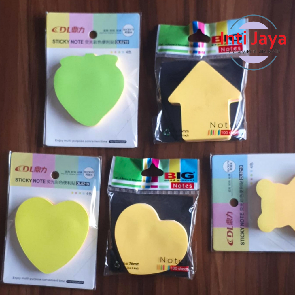 Jual Sticky Note/ Tempelan Kertas Bentuk | Shopee Indonesia