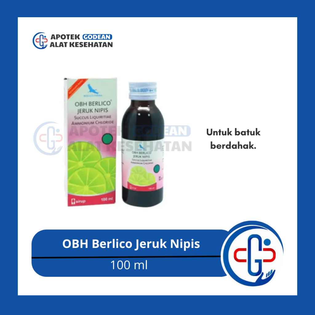 Jual OBH Berlico Rasa Jeruk Nipis Sirup 100 ml - Obat Batuk Berdahak ...