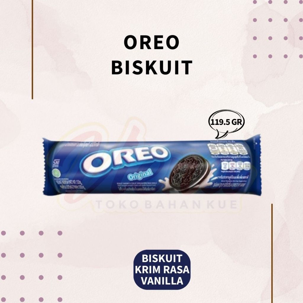 Jual Oreo Original rasa Vanilla Cream / Strawberry Cream 119,6gr ...