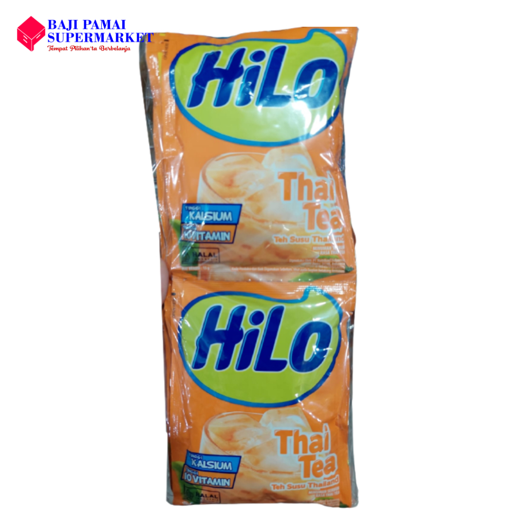 Jual HiLo Thai Tea 10 Sachet - Minuman Tinggi Kalsium | Shopee Indonesia