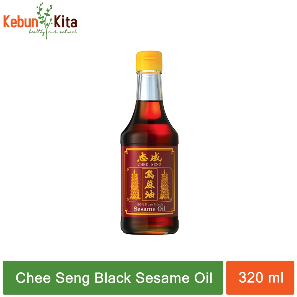 Jual Chee Seng 100% Pure Black Sesame Oil 320 ml | Shopee Indonesia